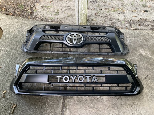 OEM Front TRD Pro Grille Matte Black 2015 Toyota Tacoma PTR5435150 for ...
