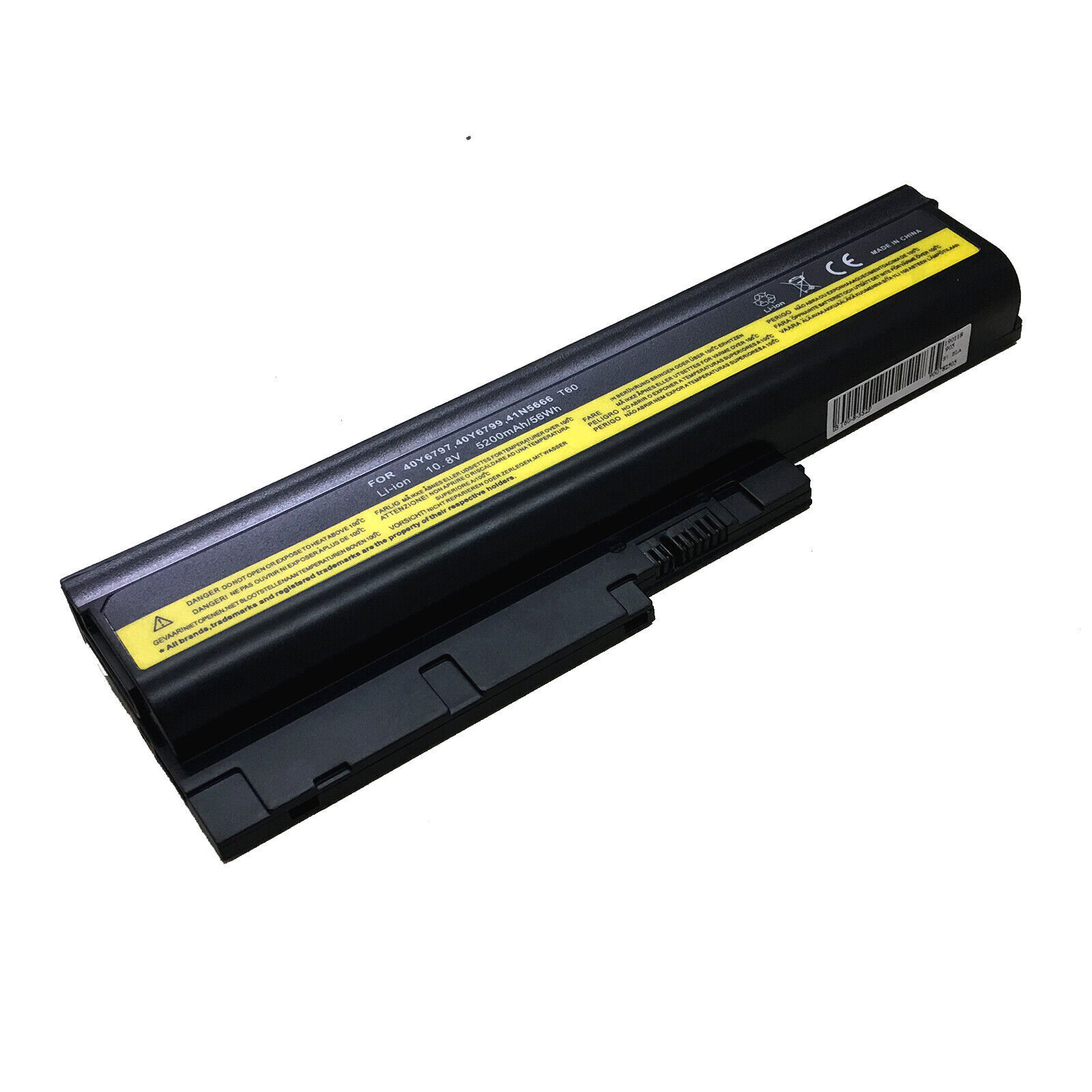 40Y6797 Battery for Lenovo IBM ThinkPad R60 9446,R60 9462,R60 9461,Z60m ...