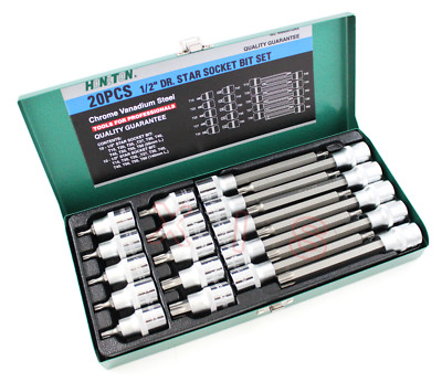 STAR SOCKET BIT SET METRIC HONITON TOP QUALITY TOOLS CHROME VANADIUM ...