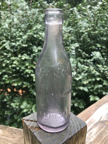 Arched Shoulder Script Straight Side Coca Cola Bottle From Rome, Ga ...