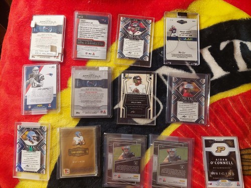 13 AUTOGRAPHED ROOKIE QUARTERBACK FOOTBALL CARD LOT | eBay