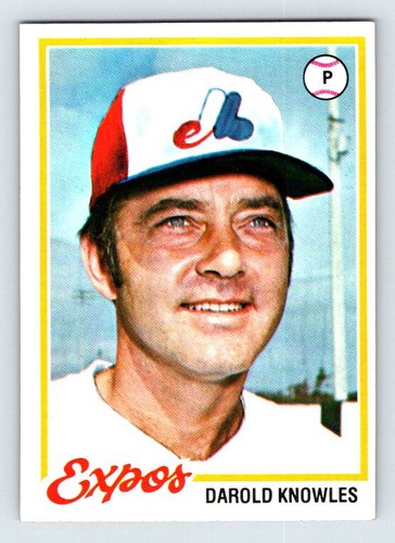 DAROLD KNOWLES Montreal Expos 1978 Topps Baseball Card B207 | eBay