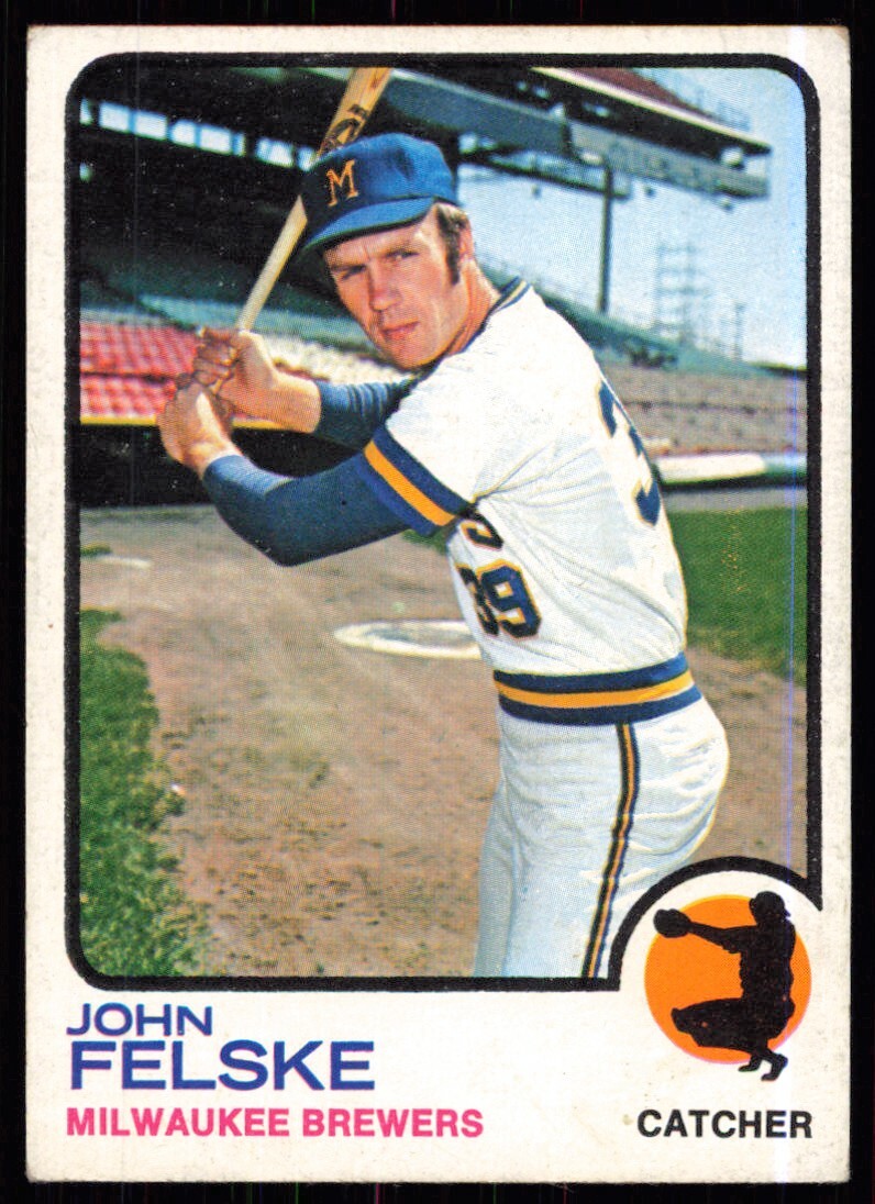 1973 Topps John Felske Rookie Milwaukee Brewers #332 | eBay