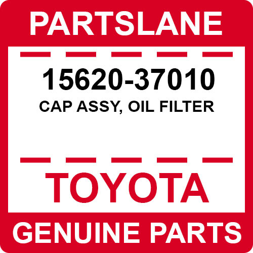 OEM Toyota 1562037010 Cap ASSY Oil Filter 15620-37010 for sale online ...