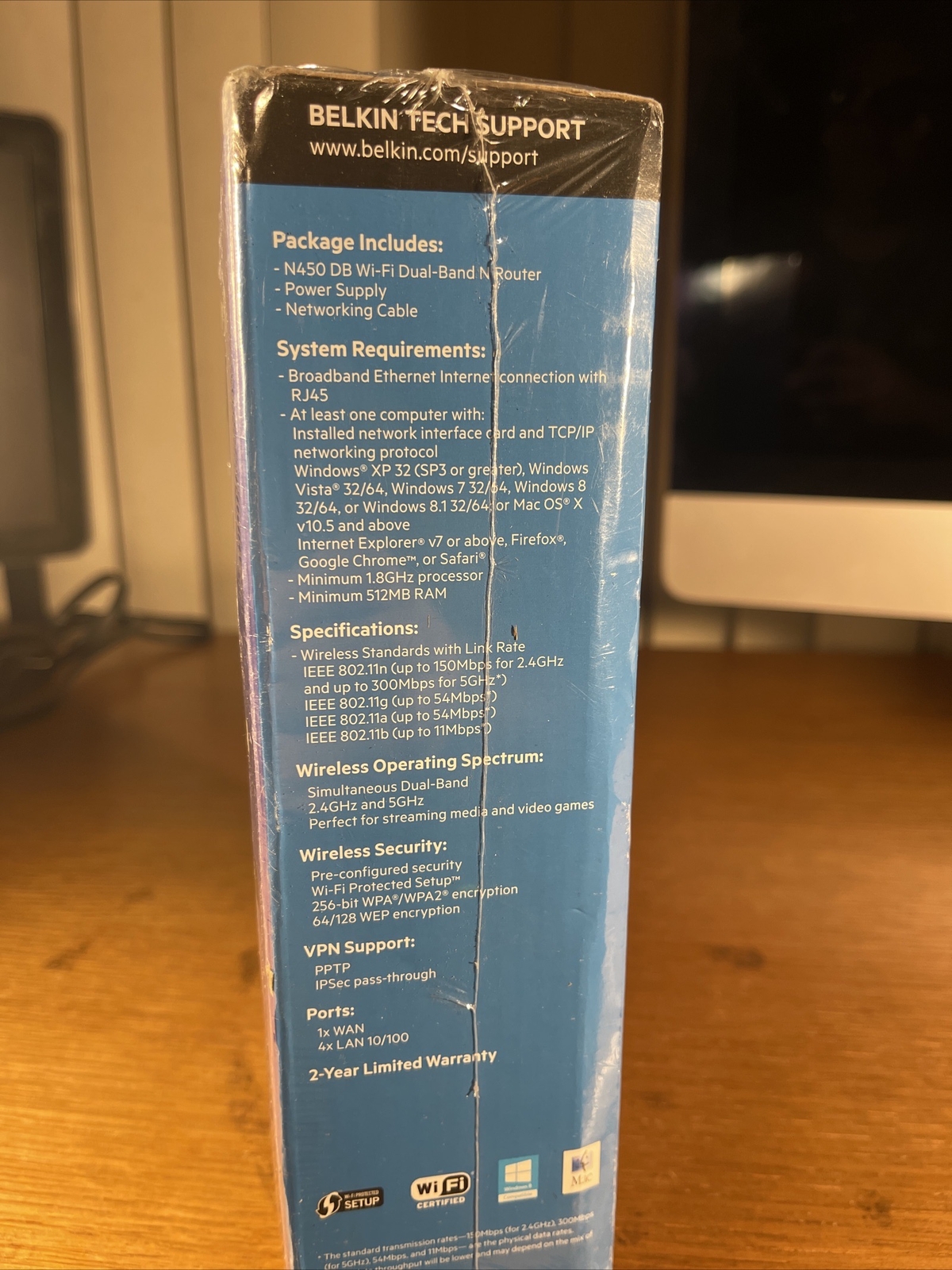 Belkin N450 4-Port 10/100 Wireless N Router (F9K1105V1) for sale online ...