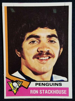1974-75 Topps #188 Ron Stackhouse Pittsburgh Penguins NR-MINT | eBay