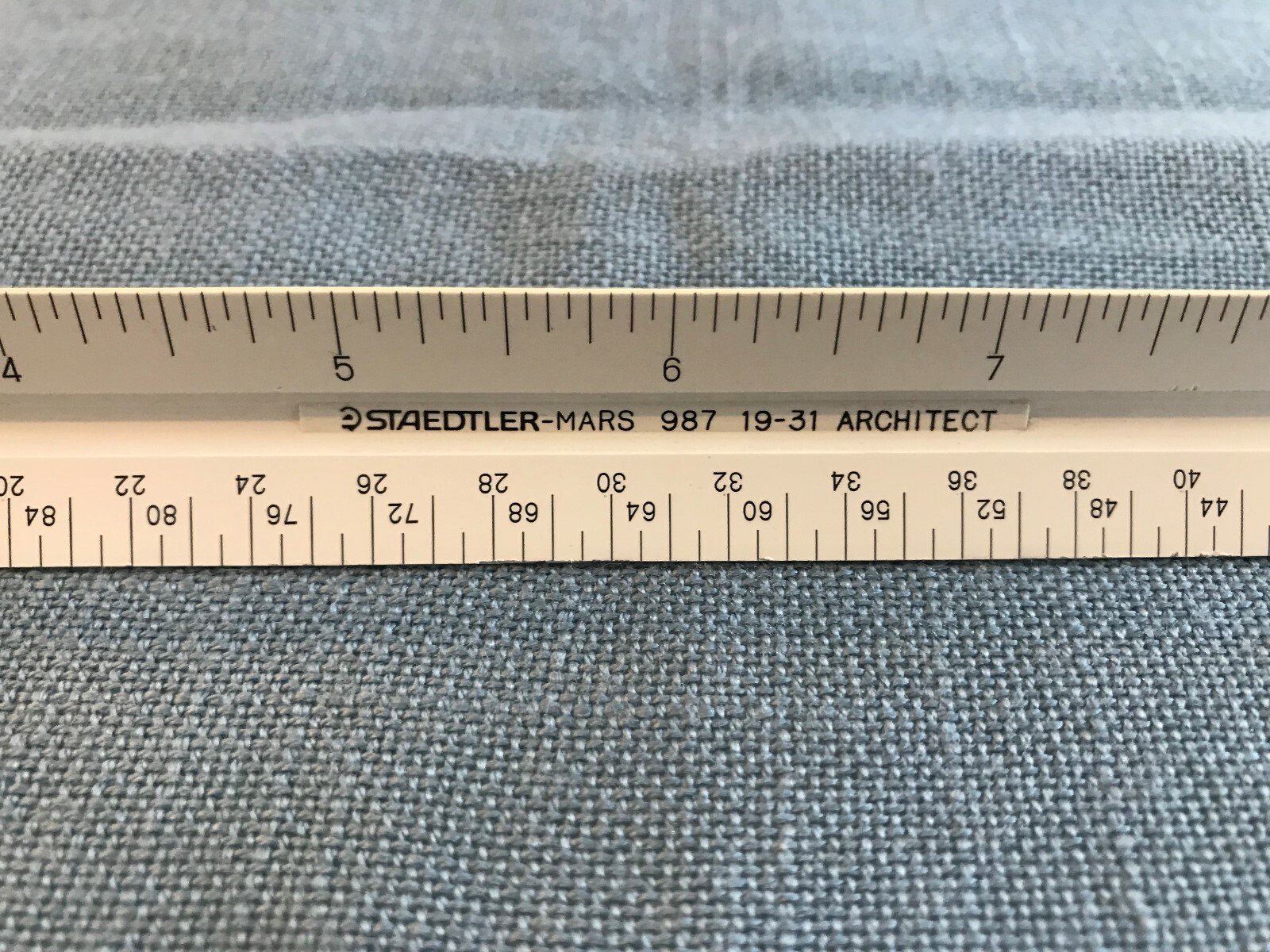 Triangular Ruler STAEDTLER-MARS 987 19-31 ARCHITECT Ruler Plastic Japan ...