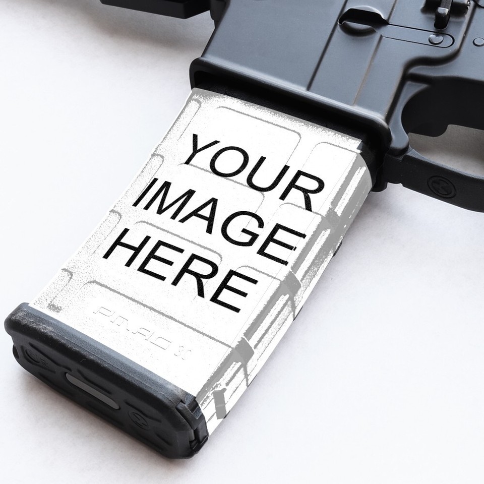 CUSTOM AR-15 vinyl Skin Mag Wrap 5.56 .223 Airsoft Gun Sticker ARM30 ...