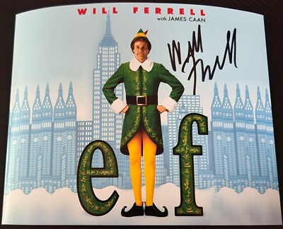 Will Ferrell Elf Signed 8x10 COA Autograph Photograph | eBay
