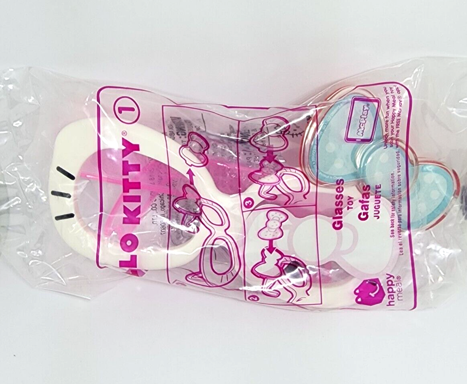 NIP 2018 McDonald's Happy Meal Toy: Hello Kitty White Pink Whisker ...