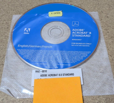 Adobe Acrobat 8 Standard Windows w/ Key | eBay