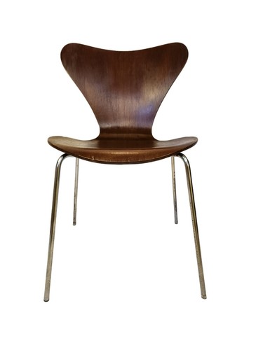 Fritz Hansen Denmark Series 7 Teak Chair Model 3107 by Arne Jacobsen | eBay
