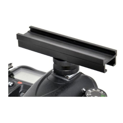 JJC Cold Shoe Flash Extension Bar CS10 100MM For Digital SLR cameras ...