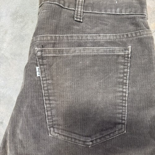 Vintage Levis 519 Corduroy Brown Mens 34x32.5 Pants 70s Talon 42 Zipper ...