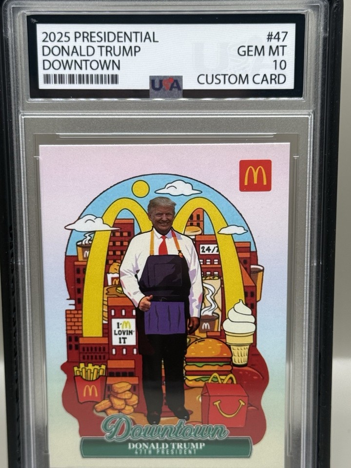 Downtown Custom Donald Trump Card New Design USA Gem Mint | eBay