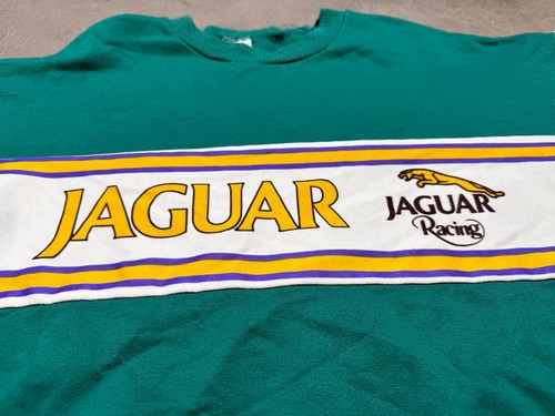 Vtg JAGUAR RACING TEAM SWEATSHIRT 80S 90S Formula 1 Euro Tuning BMW ...