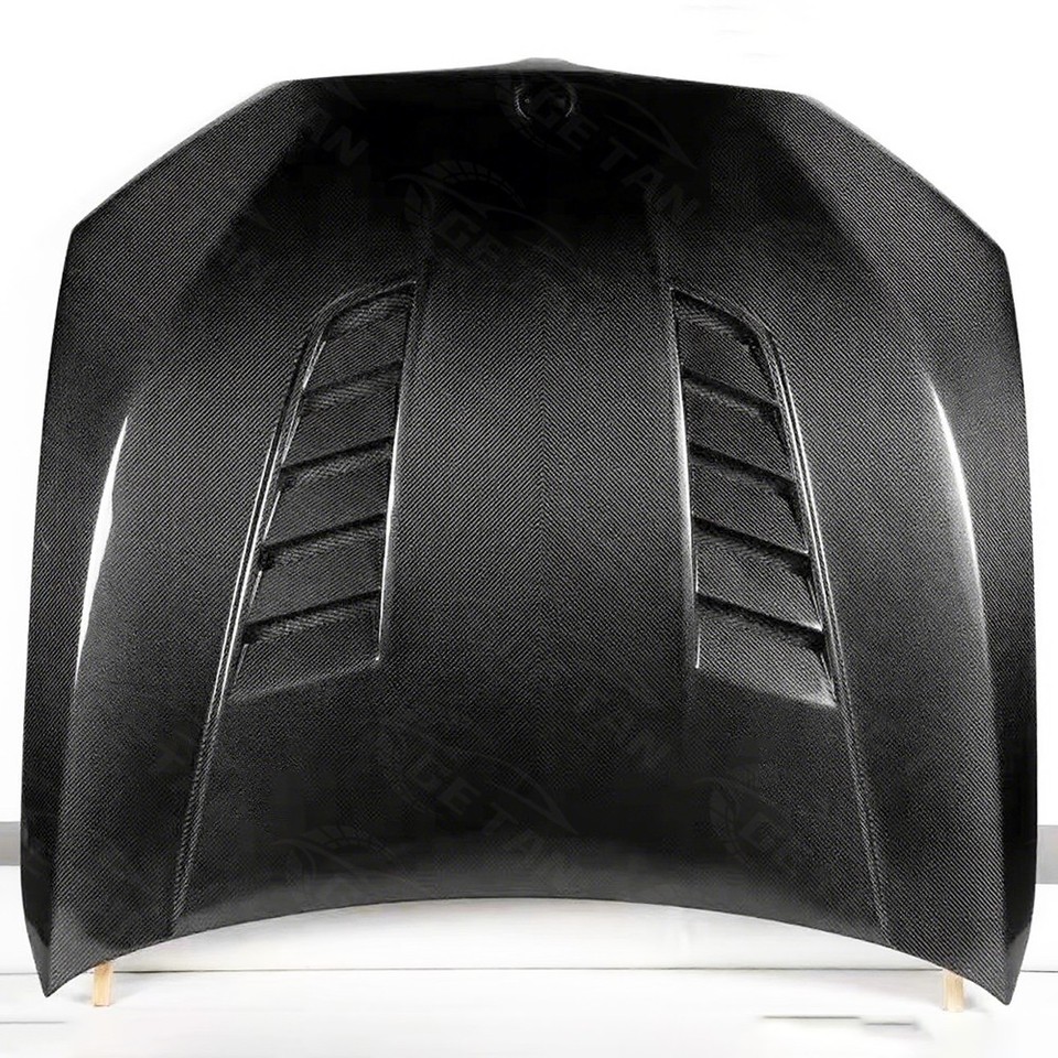 For BMW M5 F90 V Style Dry Carbon Front Engine Hood Panels Bonnet Cover ...