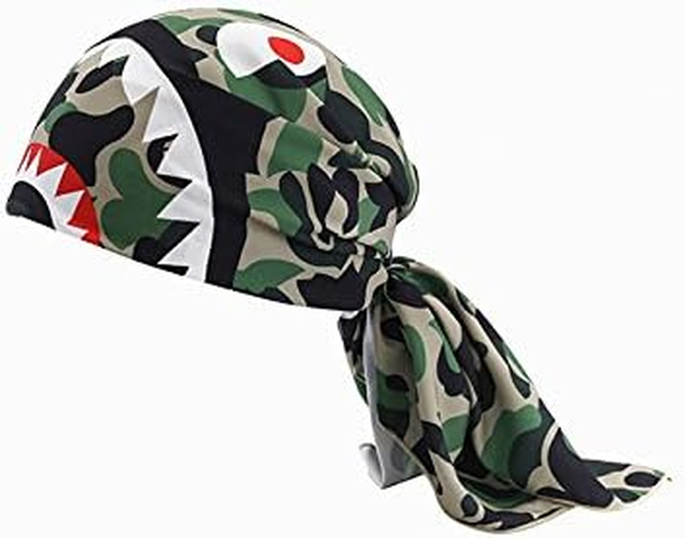 Camouflage Green Shark Versatile Face Mask Shields - Casual Balaclava ...