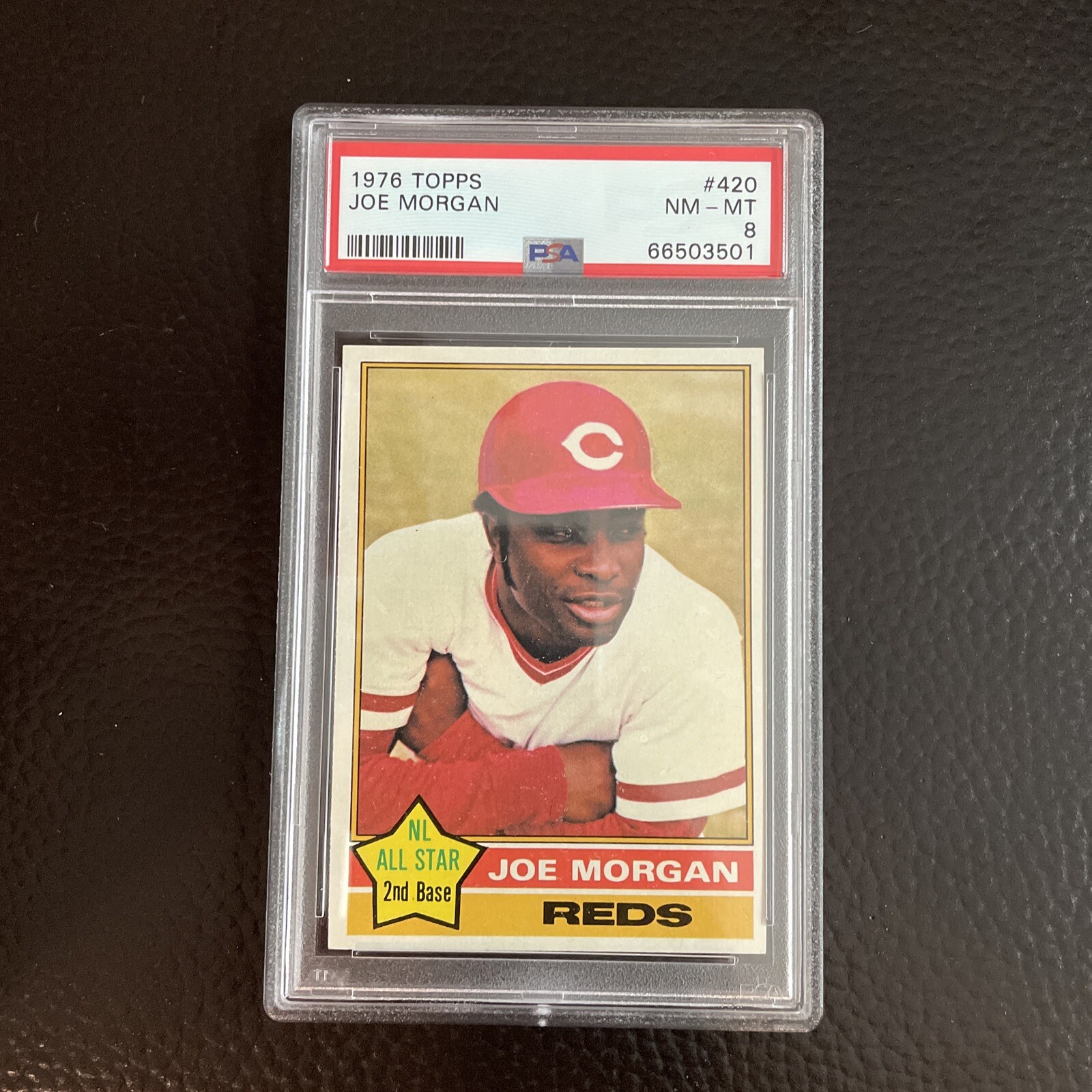 1976 Topps Joe Morgan #420 PSA 8 - MVP Year - Centered, great eye ...