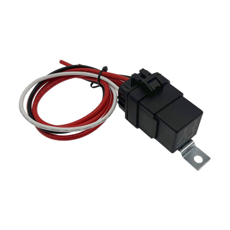 60/80 Amp 5-Pin Automotive Relay Socket Wires Harness Set For Powering ...