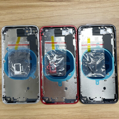 For iPhone 8 Plus SE2 2020 Chassis Rear Housing Back Glass Cover ...