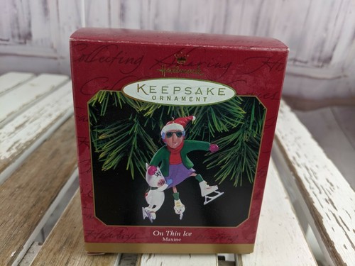 Hallmark keepsake maxine on ice dog skating ornament tree | eBay