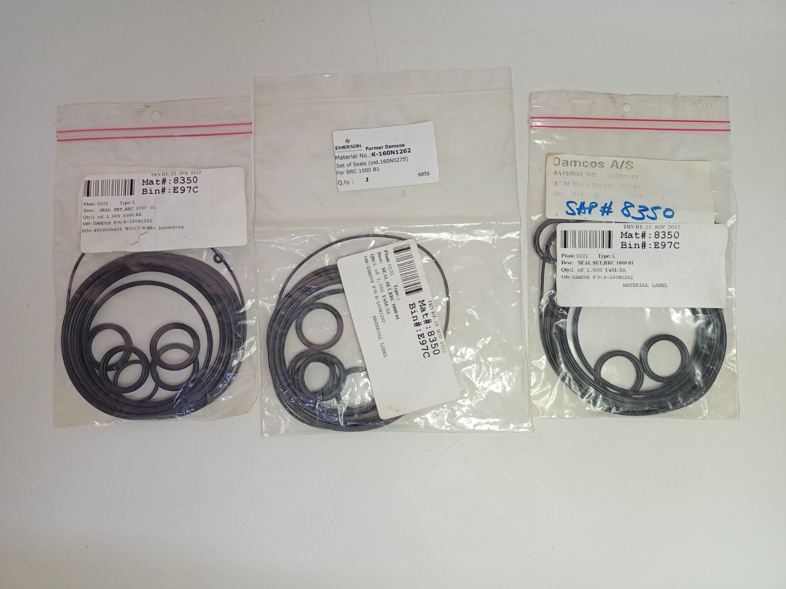 Damcos Seal kit for BRC 1000 B1 P/N: 160N1262 Seal kit - NEW Free fast ...