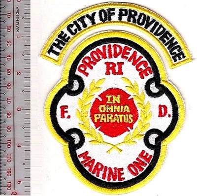Fire Boat Rhode Island Providence FD City of Fireboat Patch vel hooks ...