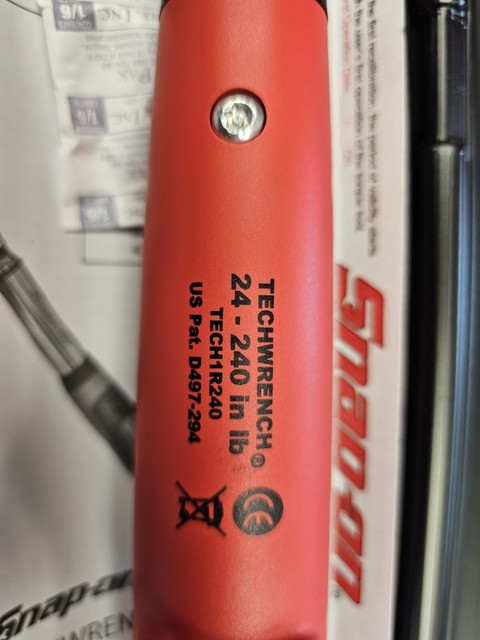 Snap-on TECH1FR240 1/4" Drive Flex-Head Techwrench Torque Wrench for ...