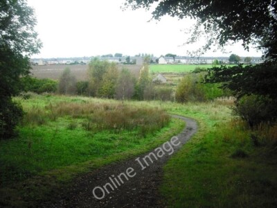 Photo 6x4 River Almond woodland path Polbeth View to Seafield over old ...