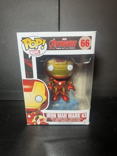 Funko Pop! Marvel Avengers Age of Ultron #66 Iron Man Mark 43 ...