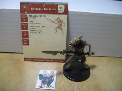 =Dungeons and Dragons D&D UNDERDARK Skeletal Equiceph 39/60 with card ...