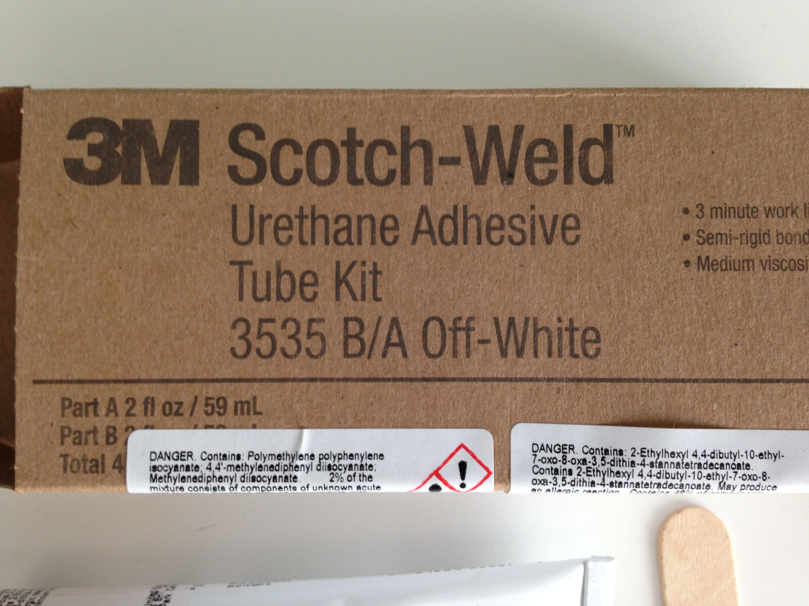 3M 3535 B/A Off-White scotch-Weld Urethane adhesive tube kit | eBay UK