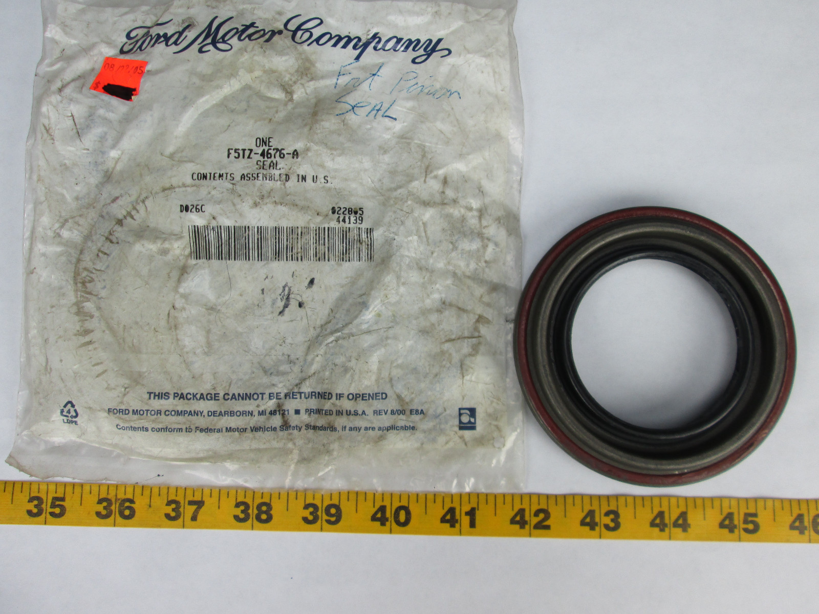 Genuine Ford OEM Oil Seal Assembly Part No. F5T-4676-A New Old Stock T ...