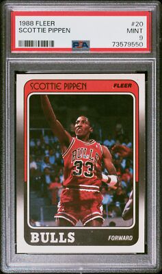 1988 Fleer #20 Scottie Pippen PSA 9 Rookie Card | eBay