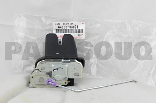 6460033091 Genuine Toyota LOCK ASSY, LUGGAGE COMPARTMENT DOOR 64600 ...