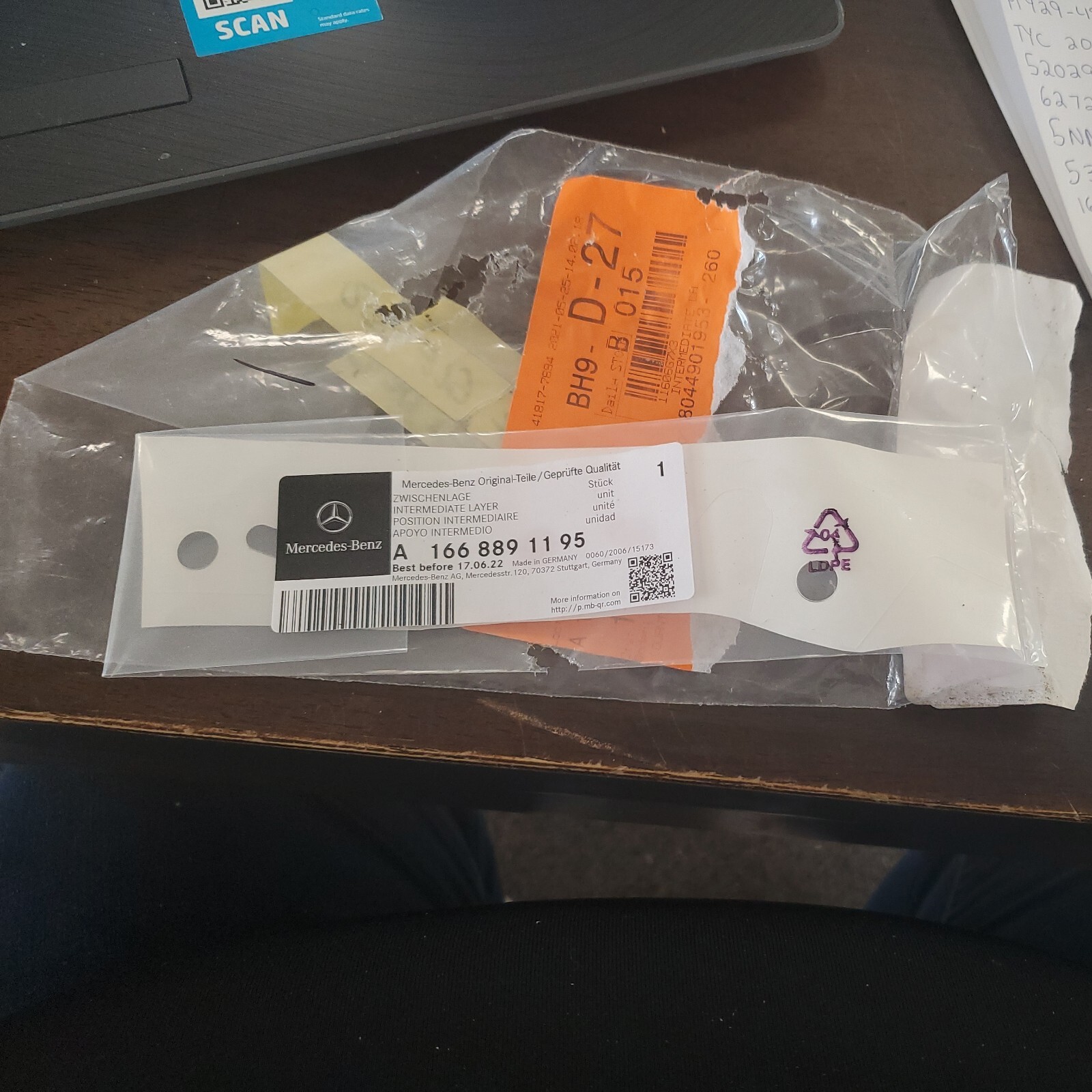 Bumper Cover Seal - Mercedes-Benz (A1668891195) | eBay