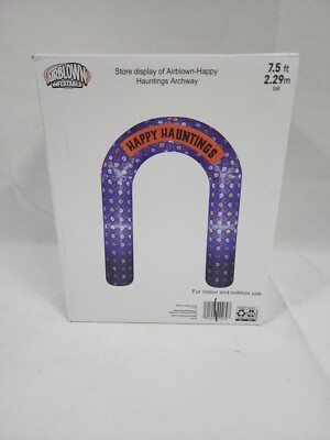 7.5 Ft. Tall Happy Hauntings Archway By Airblown Inflatable Store ...