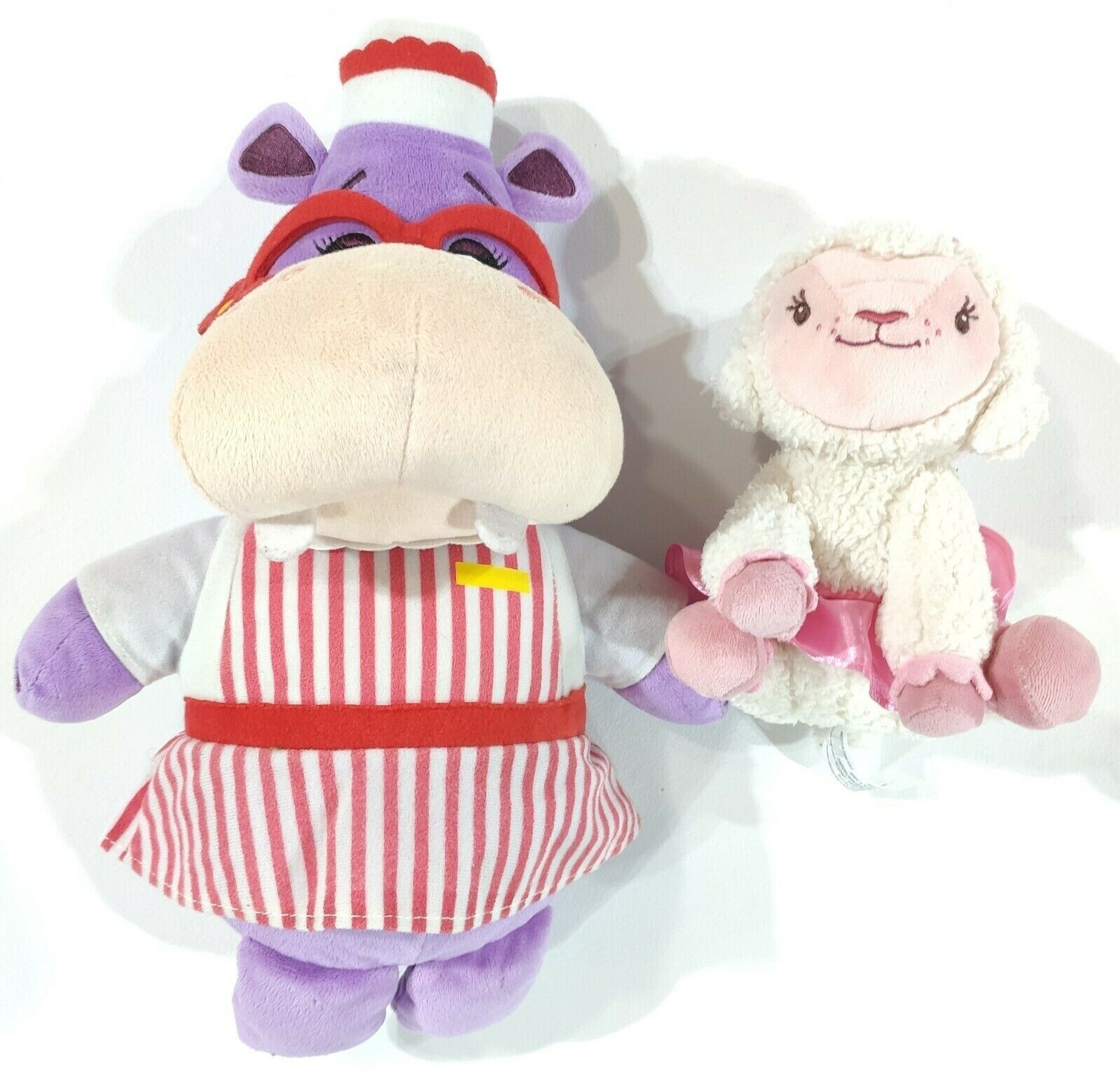 Disney Doc McStuffins 14" Plush Hallie Hippo Lambie Stuffed Animal Kid ...