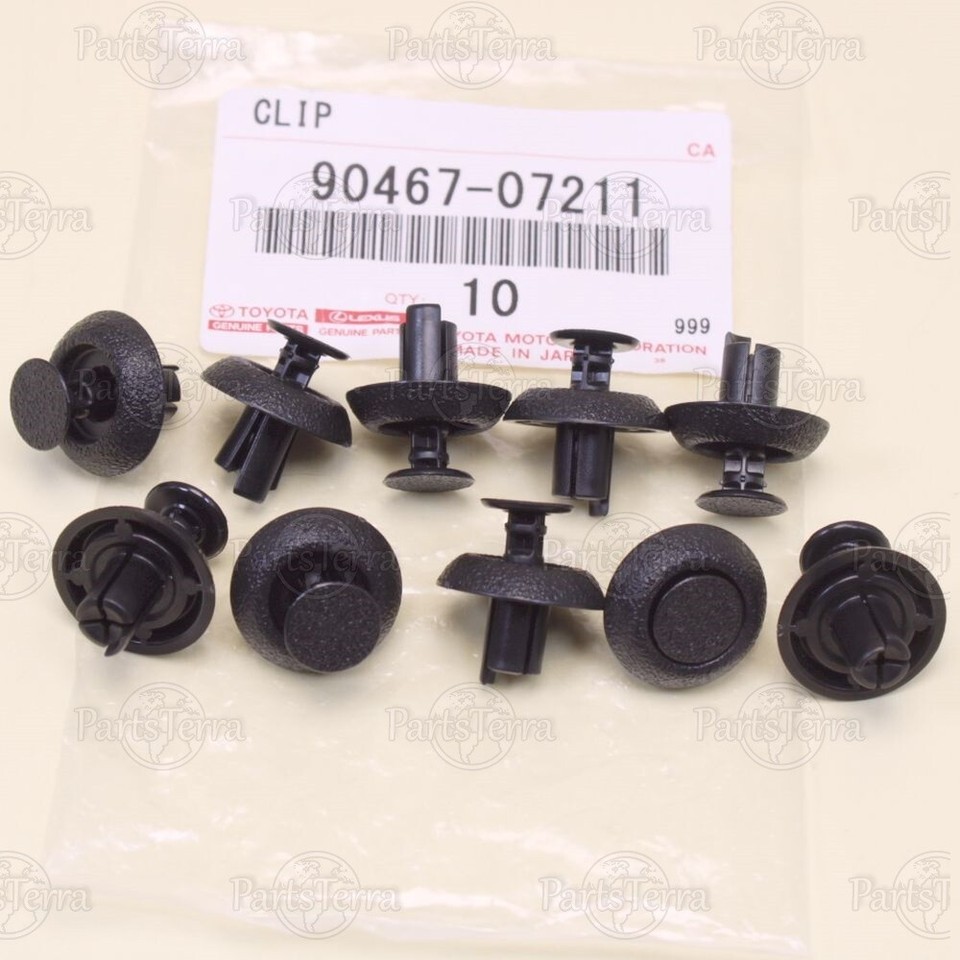 9046707211 Genuine Toyota Lexus GX460 Cowl Top Ventilator Louver Clips ...