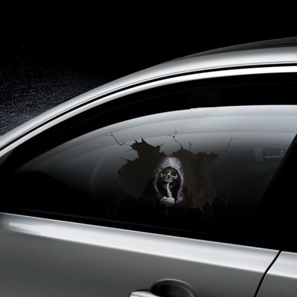 Horror Skull Decals Halloween Skull Sticker for Car Windows Doors Car ...