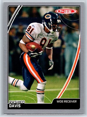 2007 Topps Total Rashied Davis Silver Parallel Chicago Bears #194 | eBay