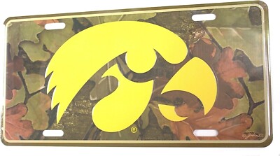 NCAA Iowa Hawkeyes License Plate | eBay