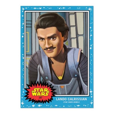 **FREE TOP LOADER/SLEEVE**2022 Star Wars TOPPS Living Card LANDO ...
