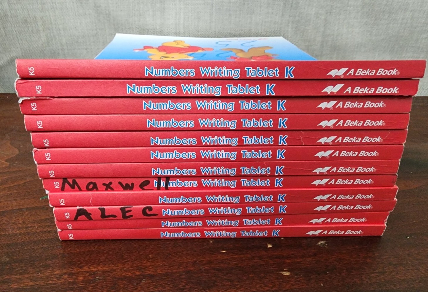 Abeka K5 Numbers Writing Tablet Kindergarten Homeschooling Classroom ...