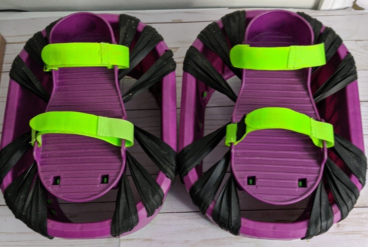 Vintage 1989 Moon Shoes Mini-Trampolines Anti-Gravity Boots Purple | eBay