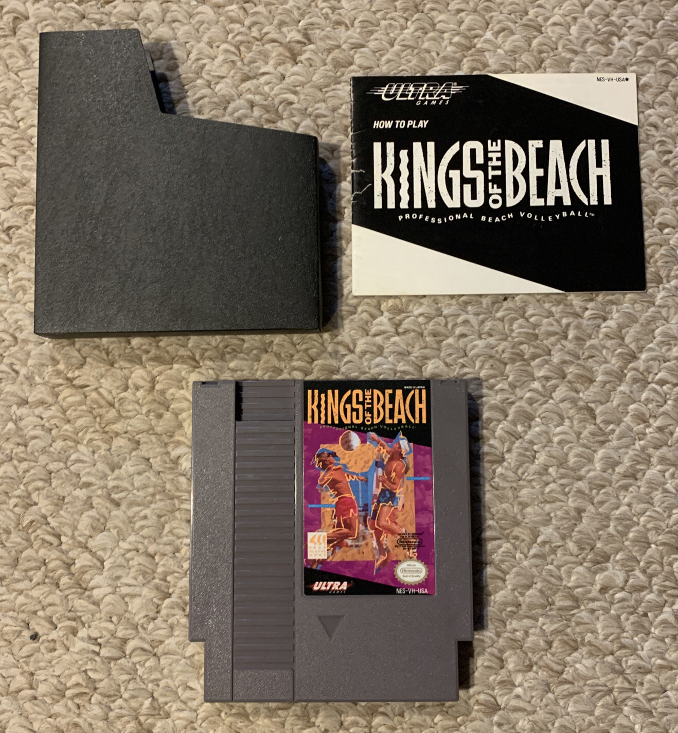 NES Kings of the Beach (Nintendo Entertainment System, 1990) - with ...