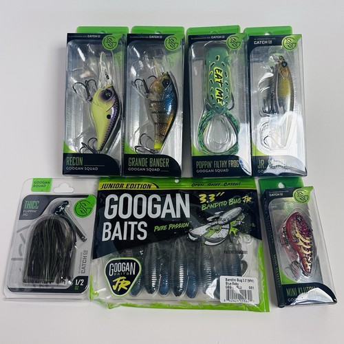 Googan Squad Fishing Lure Lot | Frog Crankbait Jig Soft Plastics NEW | eBay