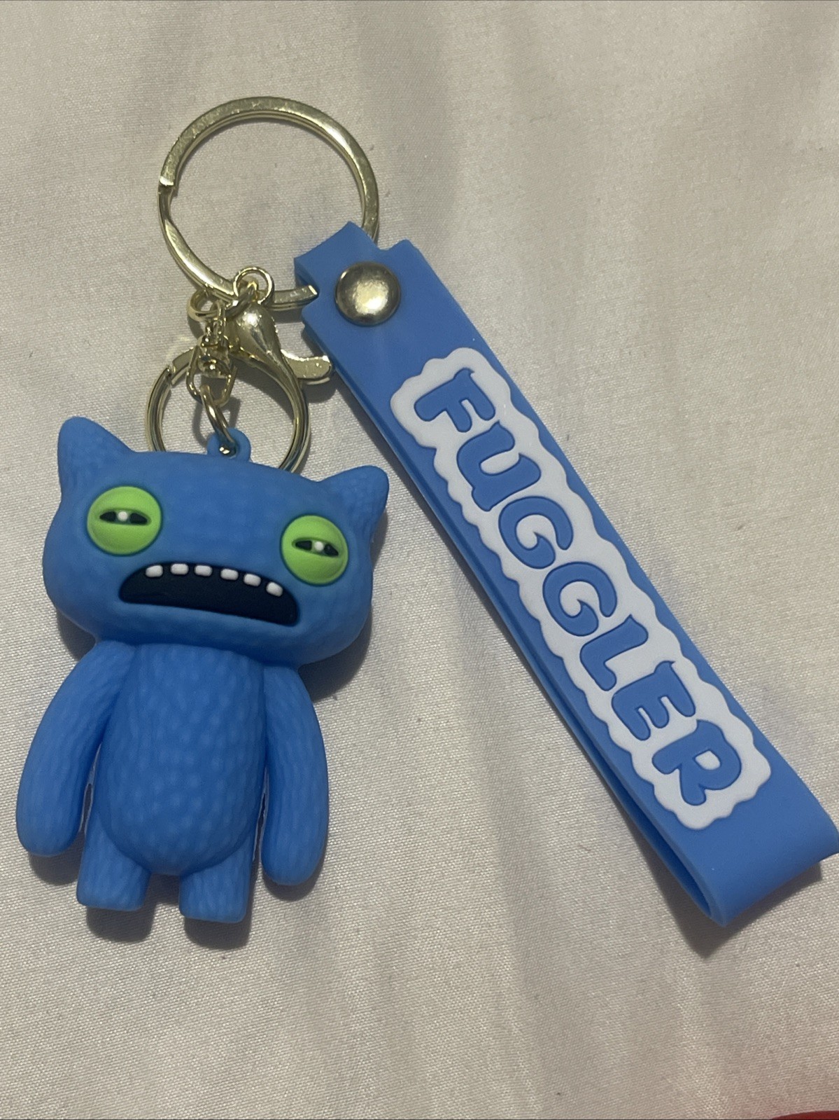 Fuggler Keychain Bag Charm Blue Monster | eBay
