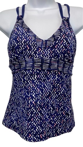Title Nine Siren Tankini Top Womens Size Medium Arashi Adjustable ...